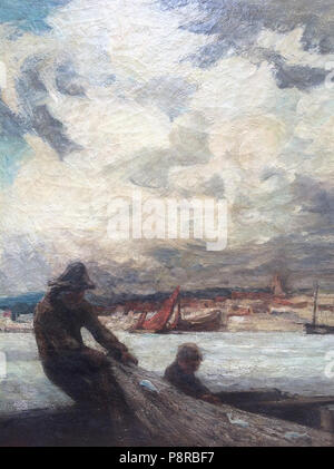 Max Bohm - Fishermen along the coast Stock Photo - Alamy