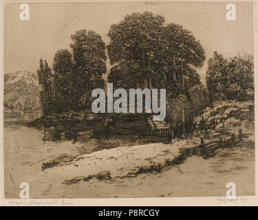 Fritz Lach Donaubucht Grein 1920 Stock Photo - Alamy