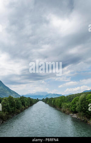 Switzerland,Canton Ticino,Gudo,landscape,Ticino river Stock Photo - Alamy