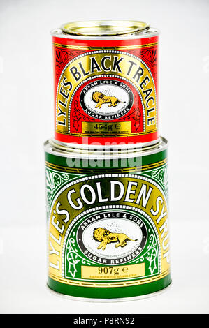 Big large Lyles Golden Syrup tin can on corner of Tate & Lyle syrup ...
