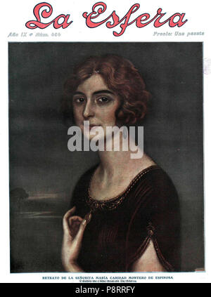 1922-11-25, La Esfera, María Caridad Montero de Espinosa, Julio Romero ...