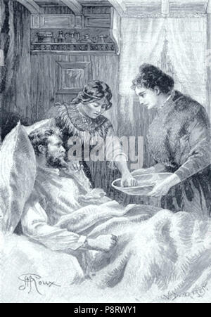 George Roux’s illustration for the book 'César Cascabel' depicts scenes ...