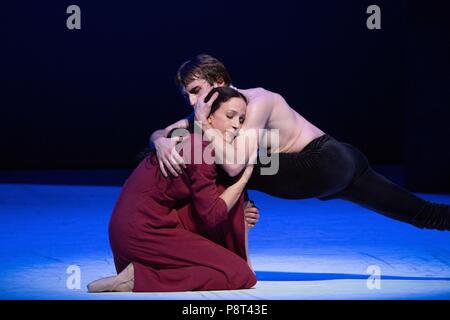 Aleix Martinez and Patricia Friza on June 22nd, 2018 during a rehearsal ...