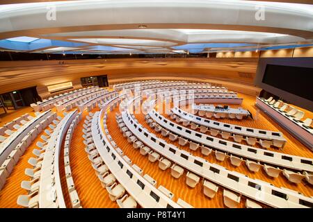Geneva, Switzerland, 18 August 2016: The Council Chamber in the ...
