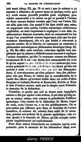 . 101 De l'explication dans les sciences I, 214 Stock Photo - Alamy