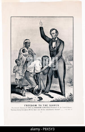 Historic illustration of Slavery and Freedom, America Stock Photo - Alamy