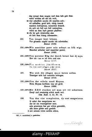 . 113 Deutsche Texte des Mittelalters Bd XIV 034 Stock Photo - Alamy