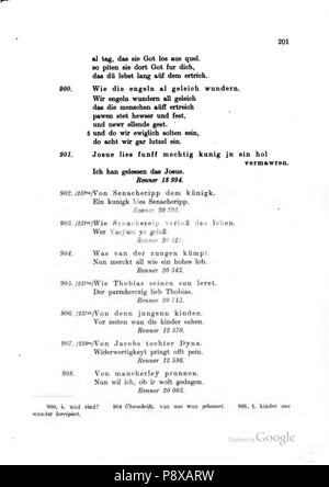 Deutsche Texte des Mittelalters V 201 Stock Photo - Alamy