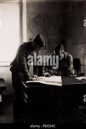A photograph of Colonel Müller, the Chief of Staff, captured in his ...