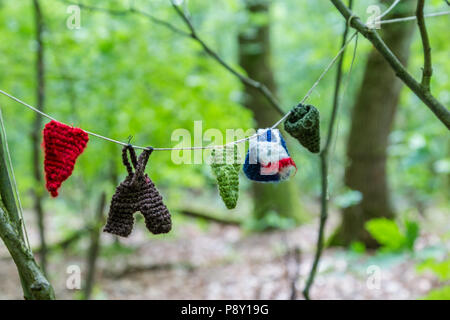 Elf washing line Stock Photo - Alamy