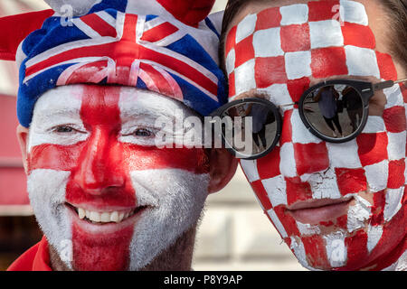 England fans during during the FIFA World Cup Group L match between ...