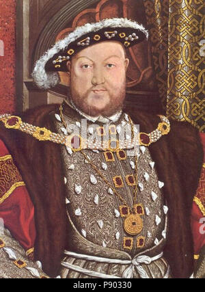 Portrait of King Henry VIII Stock Photo - Alamy