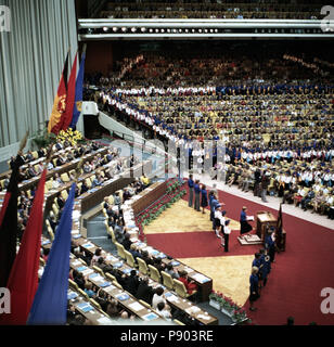 Berlin, GDR, meeting of the Xth parliament of the FDJ in the Palace of ...