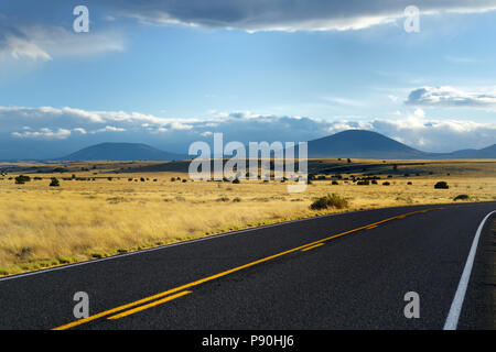 Beautiful endless wavy road in Arizona desert, USA Stock Photo - Alamy