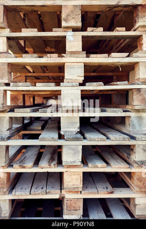 Wooden Euro pallets Stock Photo - Alamy