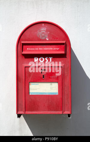 Post box, Copenhagen, Denmark Stock Photo - Alamy