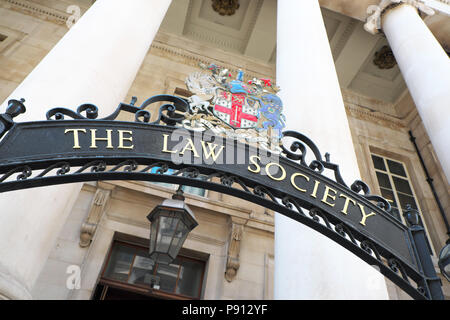 The Law Society entrance London England United Kingdom Europe Stock ...