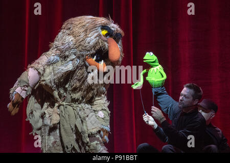 The O2 Arena, UK. 13th July 2018,David Tennant as Doctor Who with Miss ...