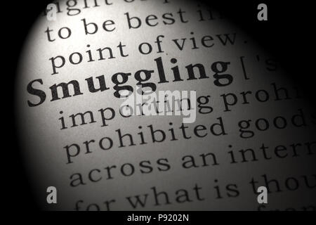 Fake Dictionary, Dictionary definition of the word smuggling. including ...