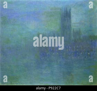 Claude Monet - Houses Parliament Fog Effect 1903 Stock Photo - Alamy