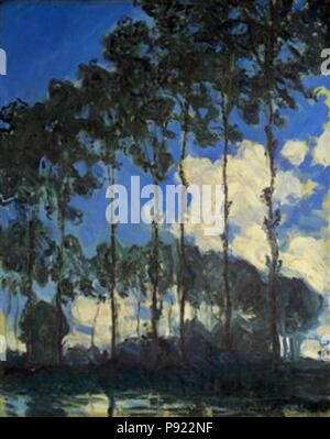 Claude Monet’s 'Poplars on the River Epte' is a series of paintings ...