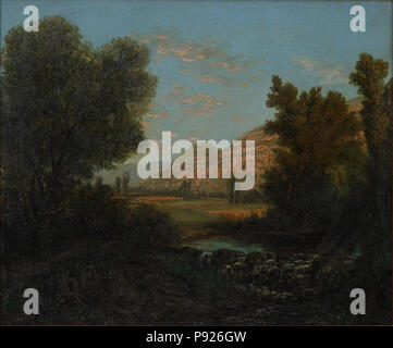 Edouard John Mentha - Le Salève Stock Photo - Alamy
