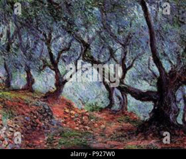 Grove of Olive Trees in Bordighera 1884 by Claude Monet Stock Photo - Alamy