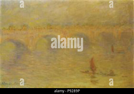Claude Monet - Waterloo Bridge Sunlight Effect 5 1903 Stock Photo - Alamy
