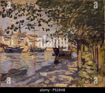 Claude Monet’s painting 'Seine at Rouen' depicts the River Seine as it ...