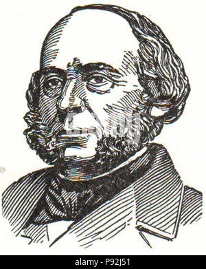 John Ericsson. Portrait of the Swedish American engineer and inventor ...