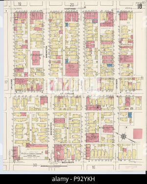 . 495 Sanborn Fire Insurance Map from Detroit, Wayne County, Michigan ...