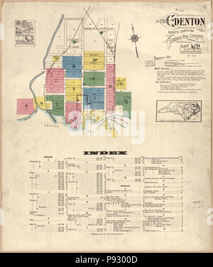 Sanborn Fire Insurance Map of Edenton, Chowan County, North Carolina ...