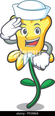 Pirate daffodil flower character cartoon Stock Vector Image & Art - Alamy