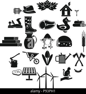 Stockroom icons set, simple style Stock Vector Image & Art - Alamy