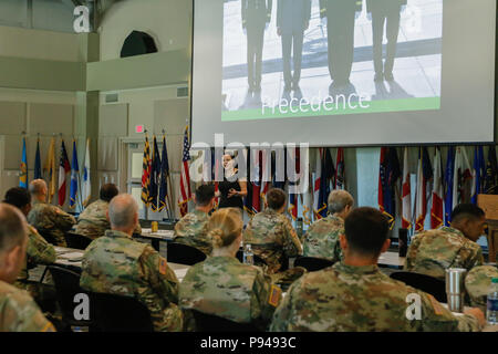 Soldiers of HHC 201st Regional Support Group attend Army Protocol ...
