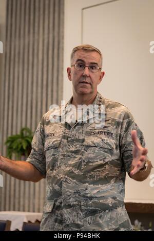 Gen. John Hyten, commander, U.S. Strategic Command (USSTRATCOM), thanks ...