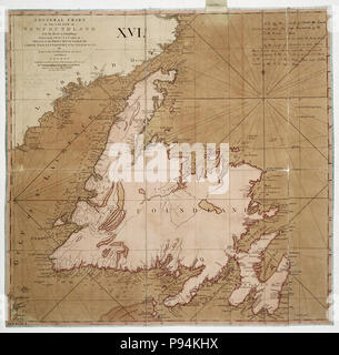 A general chart of the island of Newfoundland with the rocks ...