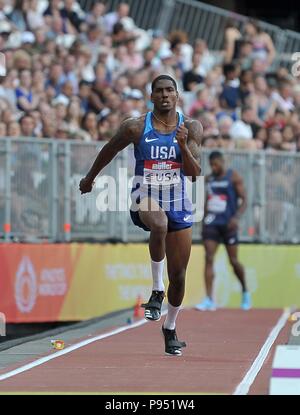 Donald Scott in the triple jump at the Doha 2019 World Athletics ...