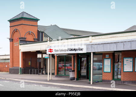 Colwyn Bay railway station North Wales UK Stock Photo - Alamy