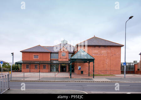 The Magistrates Court building in Llandudno, Conwy, North Wales Stock ...