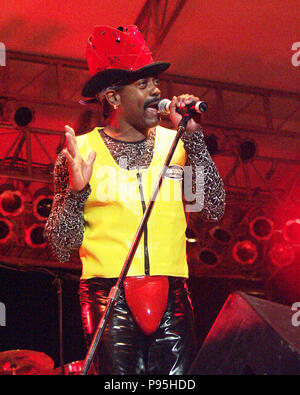 COLUMBIA, SC - April 5: Larry Blackmon of Cameo performs at 3 Rivers ...