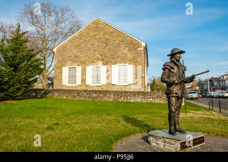 Daniel Morgan Statue, Old Stone Presbyterian Church, 304 East ...