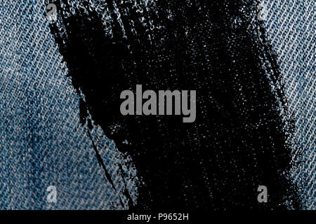 Dirty grunge Jeans blue macro texture for denim background Stock Photo ...