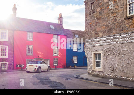 Anstruther Buckie House or Shell House, Fife, Scotland, UK Stock Photo ...