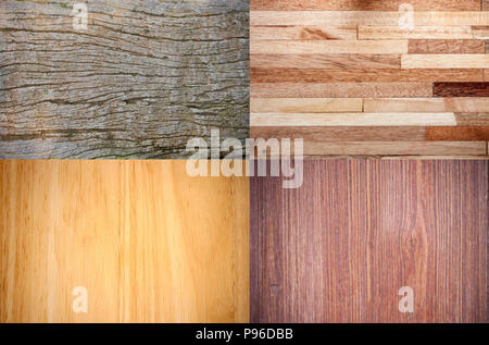 Collage of high-detailed wood textures background Stock Photo - Alamy
