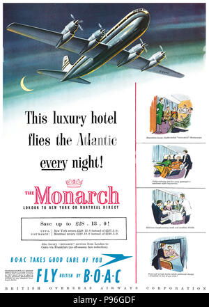 Boeing vintage magazine advertisement Stock Photo - Alamy