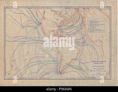 An 1890's map of the United States of America showing old place names ...