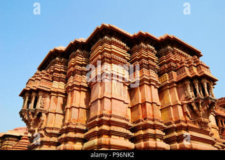 Exterior view of Govind Dev Ji Temple, Vrindavan, Uttar Pradesh, India ...