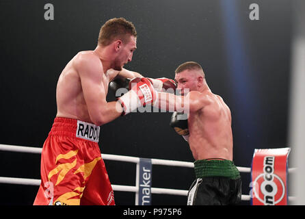 Offenburg, Germany. 14th July, 2018. Boxing: WBA super middleweight ...