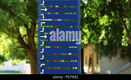 College direction sign board with sunlight Stock Photo - Alamy